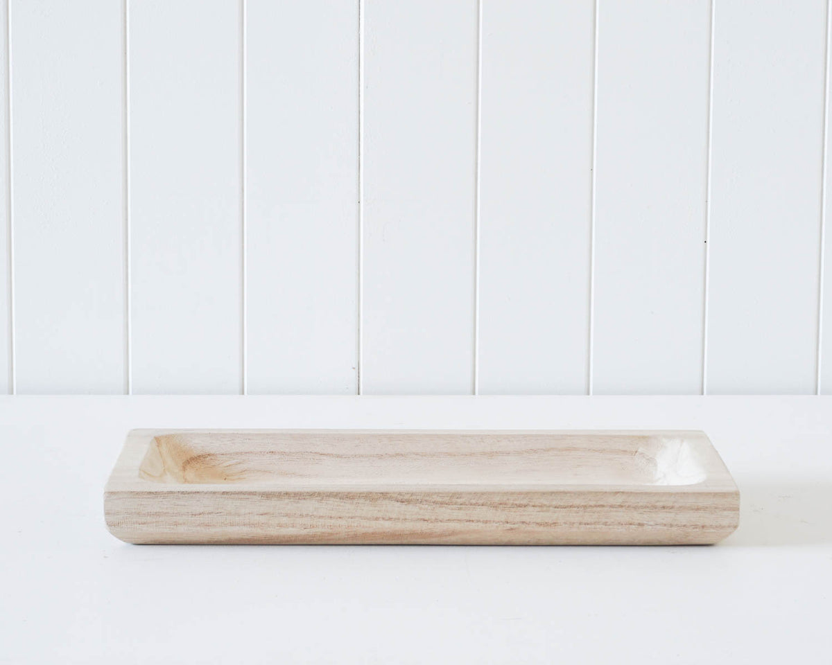 Flat Timber Tray - Natural | Customised Home